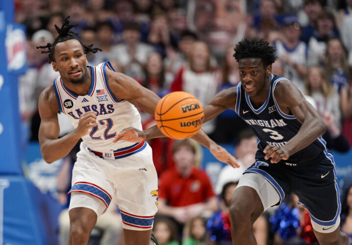 KU withstands comeback attempt to beat BYU, 90-82 | News, Sports, Jobs ...